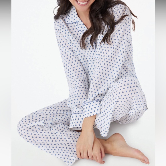 Roller Rabbit | Intimates & Sleepwear | Roller Rabbit Blue Heart Pajama ...
